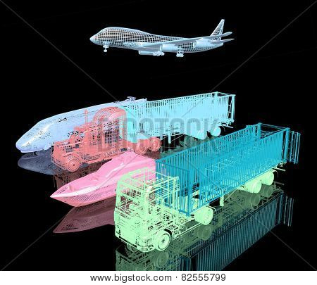 Types Transport. 3d Image & Photo (Free Trial) | Bigstock