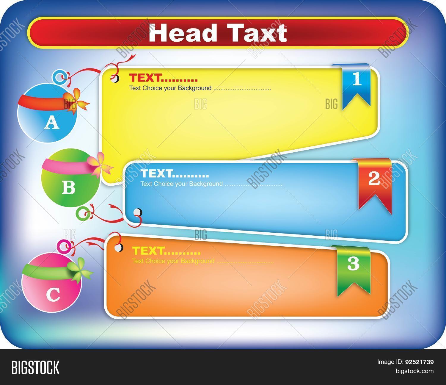 Text Box Templates Vector & Photo (Free Trial) | Bigstock