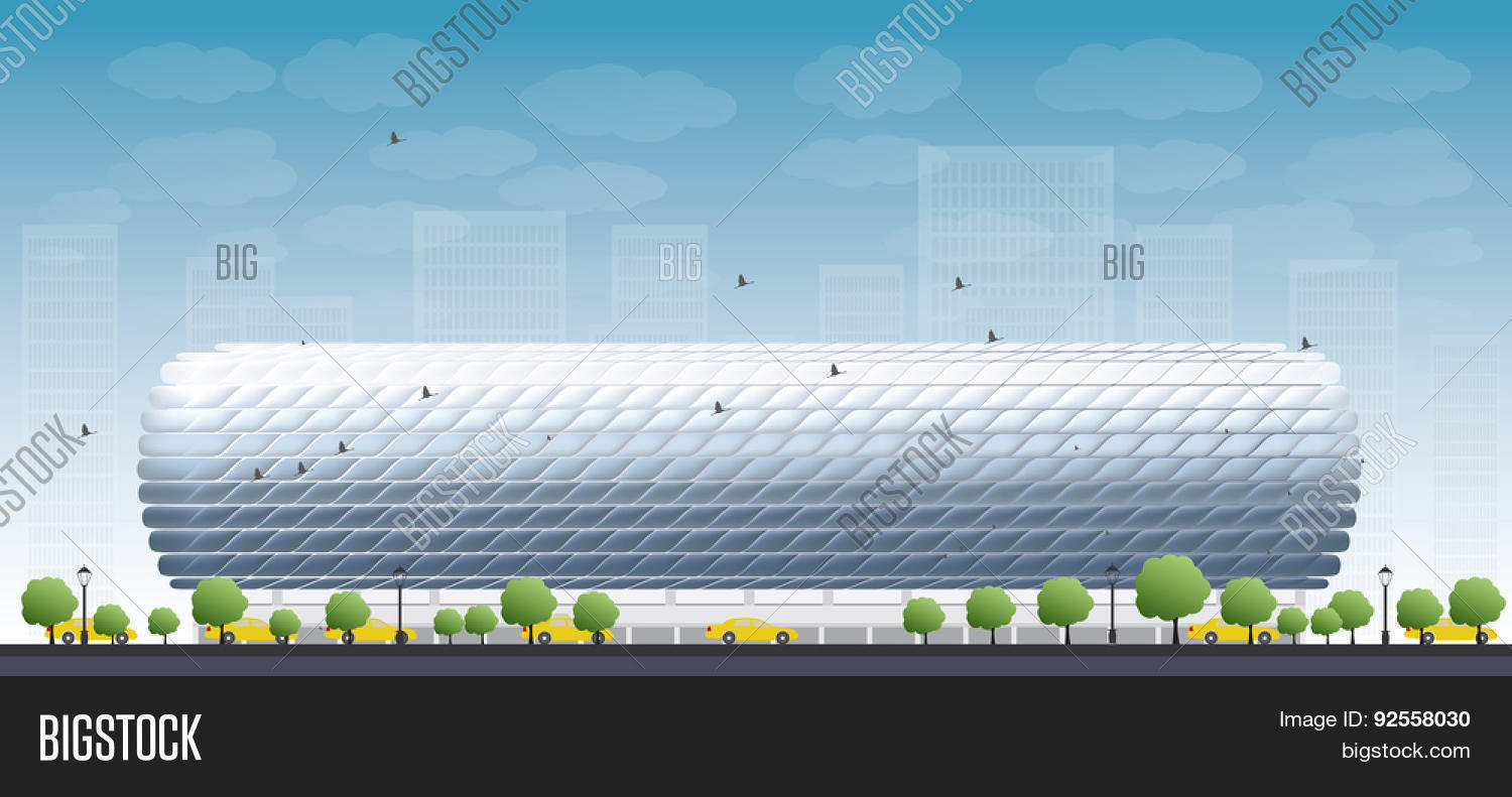 Football Stadium Blue Vector & Photo (Free Trial) | Bigstock