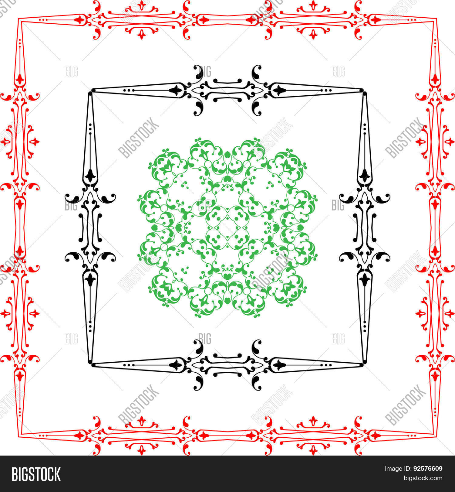 Frame Border Design Vector & Photo (Free Trial) | Bigstock