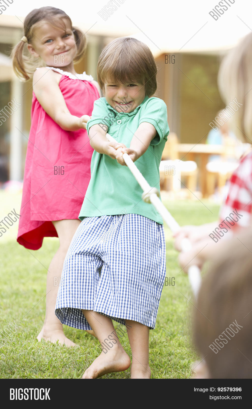 Children Playing Tug Image & Photo (Free Trial) | Bigstock