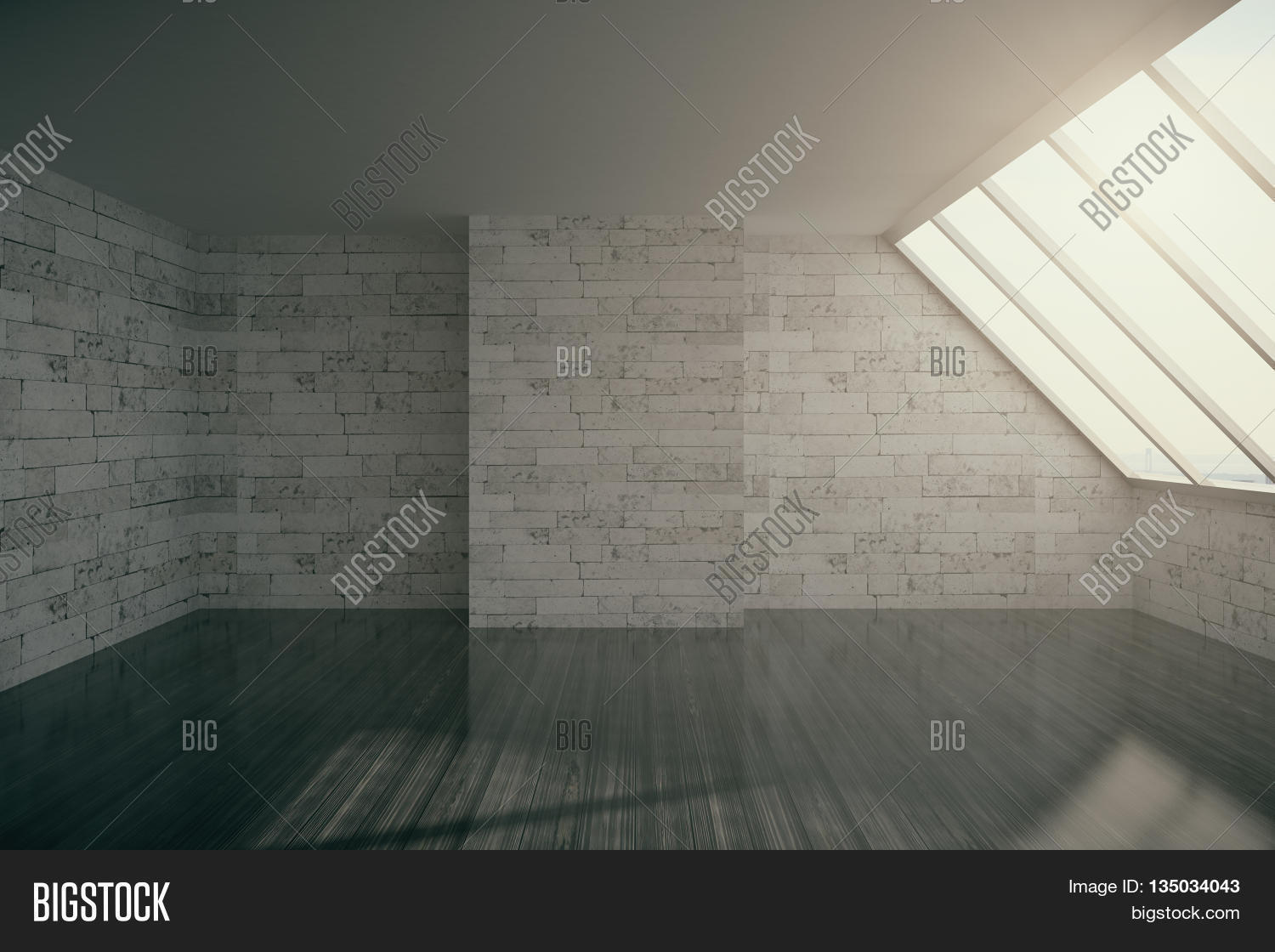 Empty Loft Interior Image & Photo (Free Trial) | Bigstock