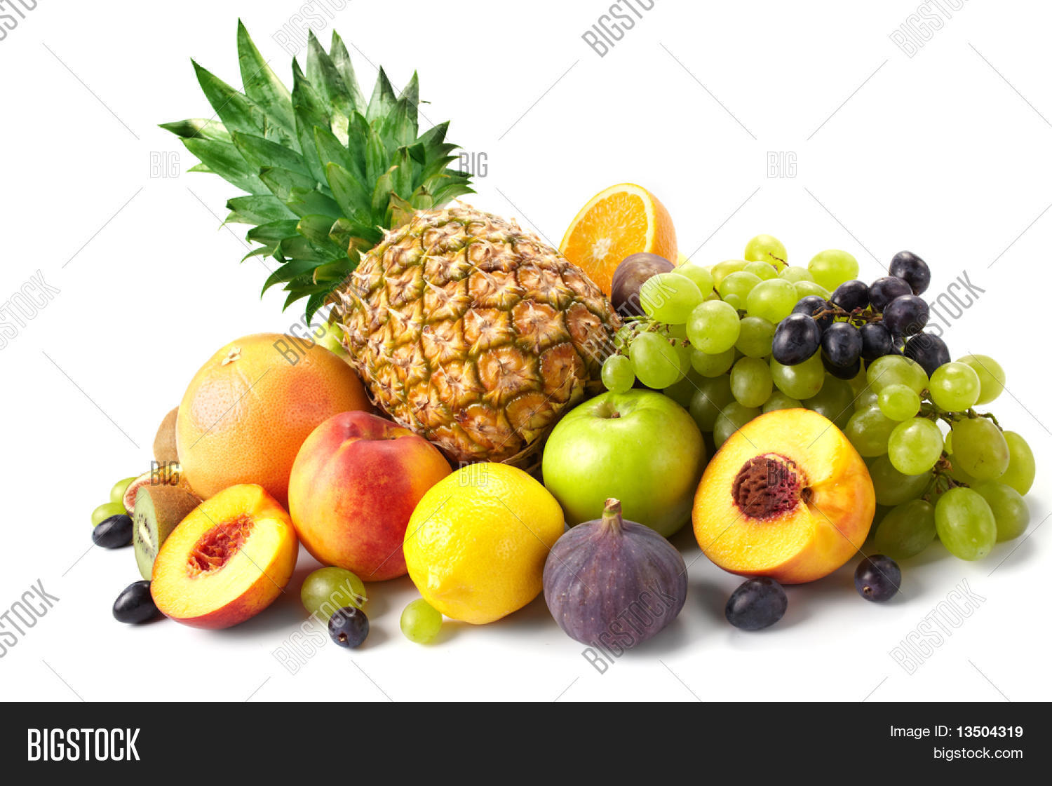 Fruit On White Image & Photo (Free Trial) | Bigstock