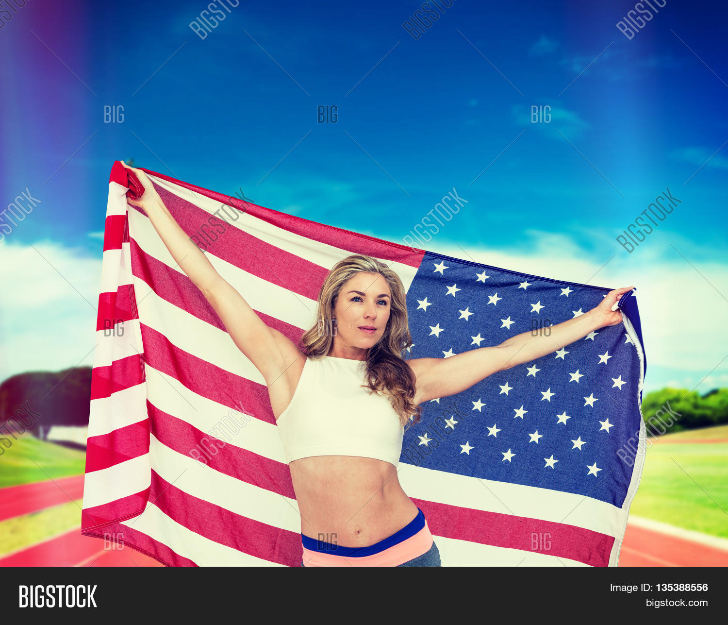 Athlete Posing Image & Photo (Free Trial) | Bigstock