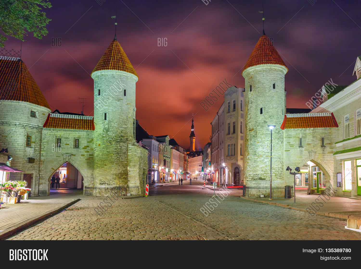 Guard Towers Viru Gate Image & Photo (Free Trial) | Bigstock
