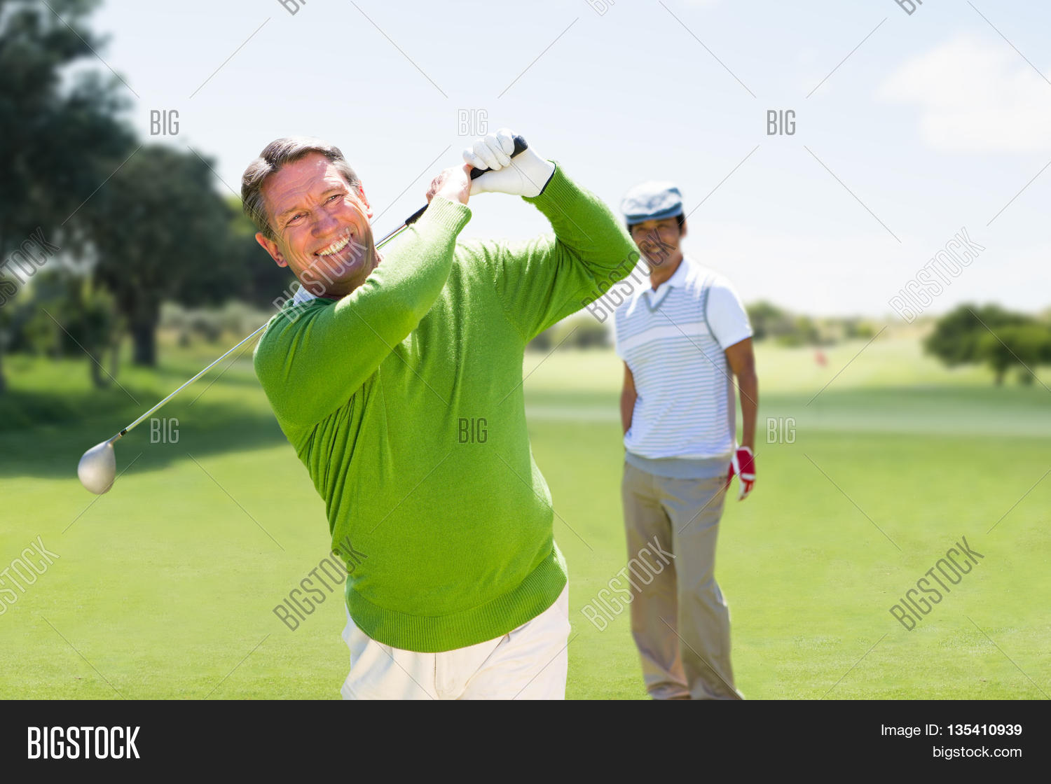 Man Playing Golf Image & Photo (Free Trial) | Bigstock