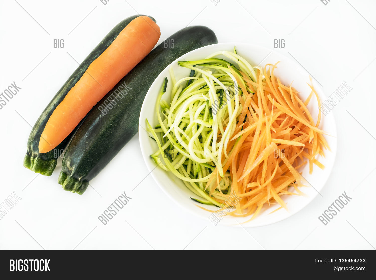 Two Zucchini Image & Photo (Free Trial) | Bigstock