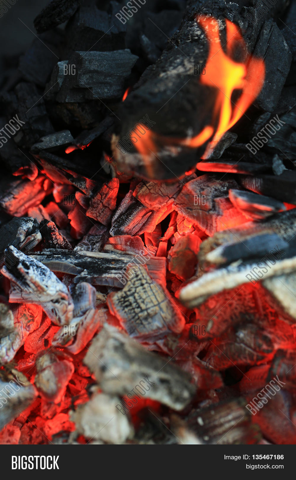 Open Fire Hot Ash Image & Photo (Free Trial) | Bigstock