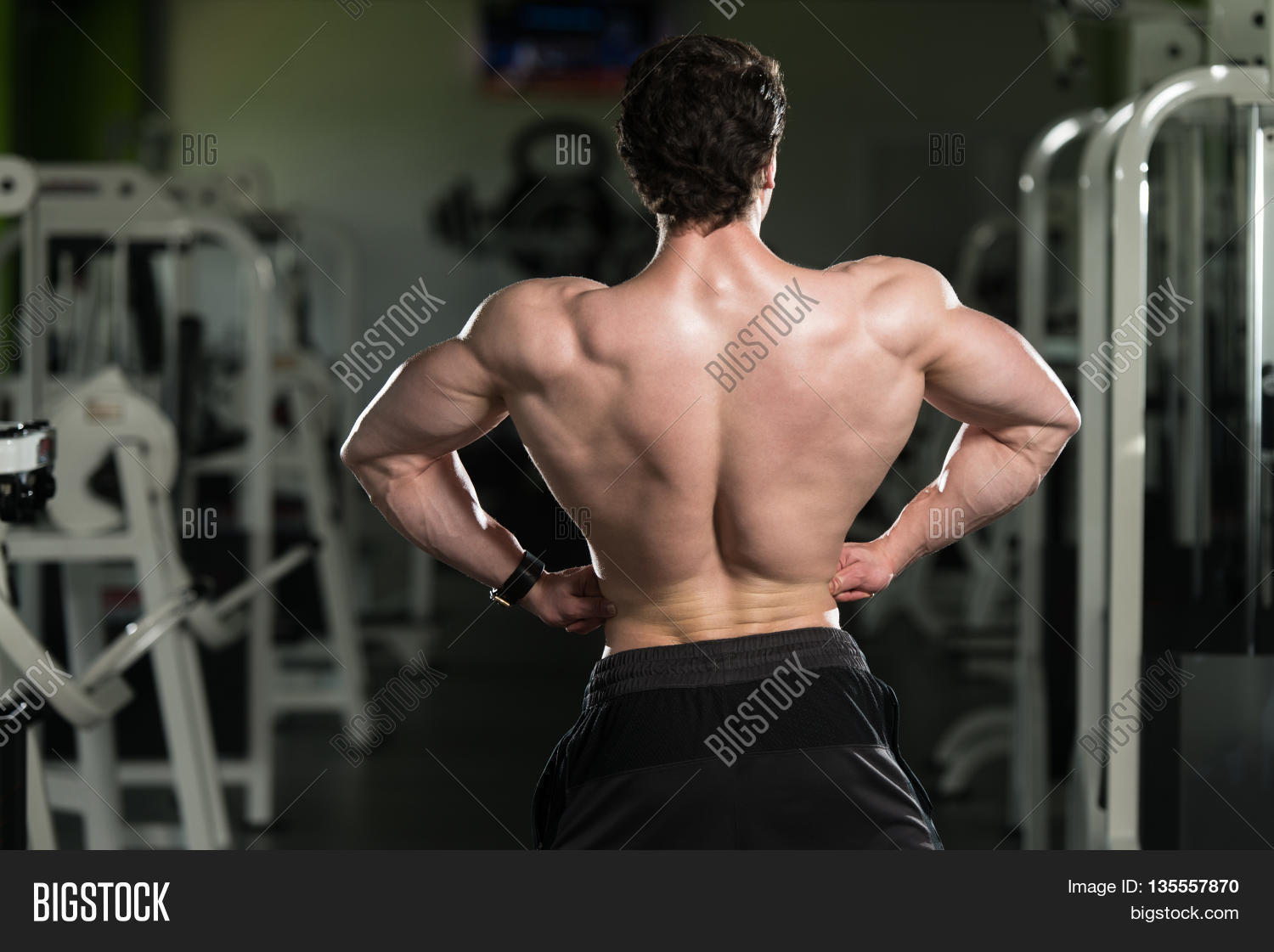 Bodybuilder Flexing Image & Photo (Free Trial) | Bigstock
