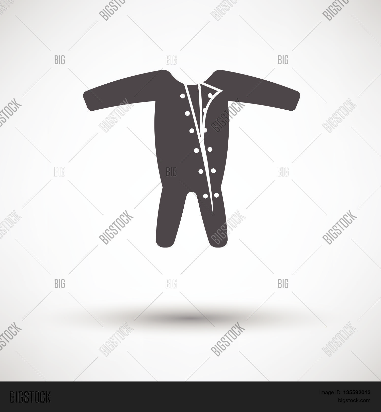 Baby Onesie Icon Vector & Photo (Free Trial) | Bigstock
