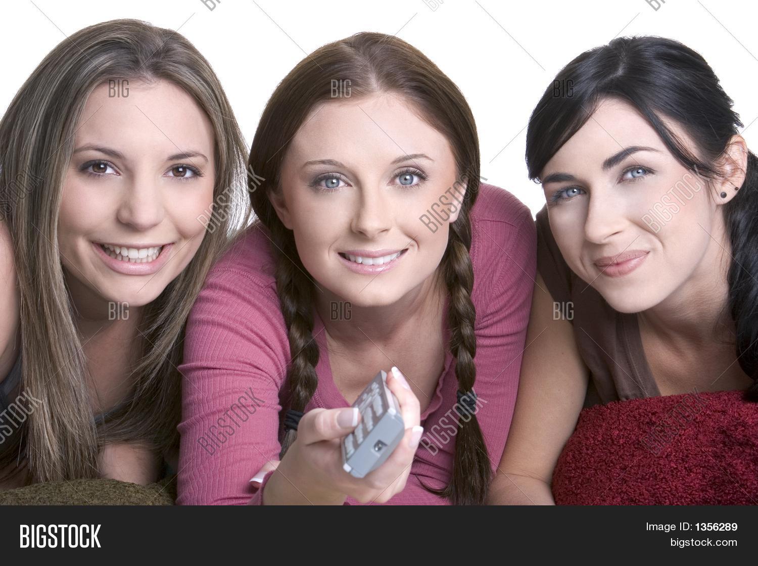 Girls Watching Tv Image & Photo (Free Trial) | Bigstock