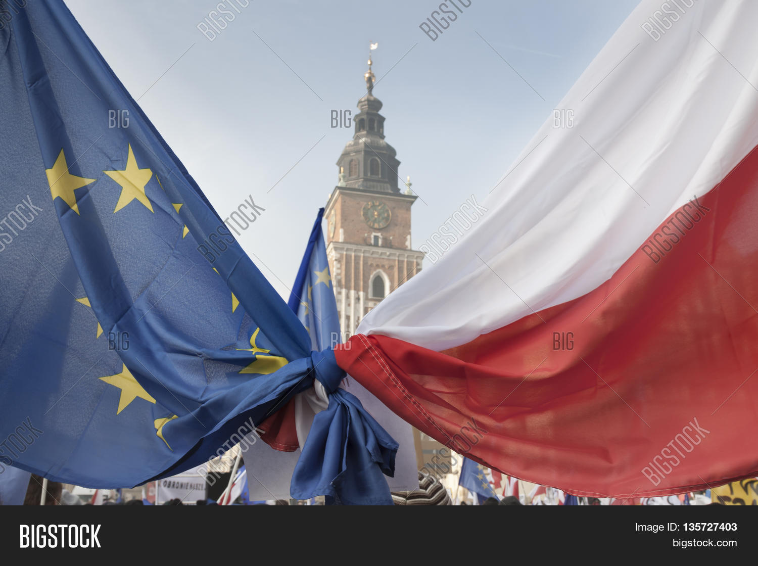 Polish EU Flags 图片和照片（免费试用） | Bigstock