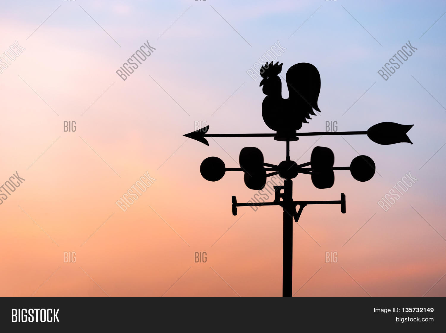 Chicken Wind Vane Image & Photo (Free Trial) | Bigstock
