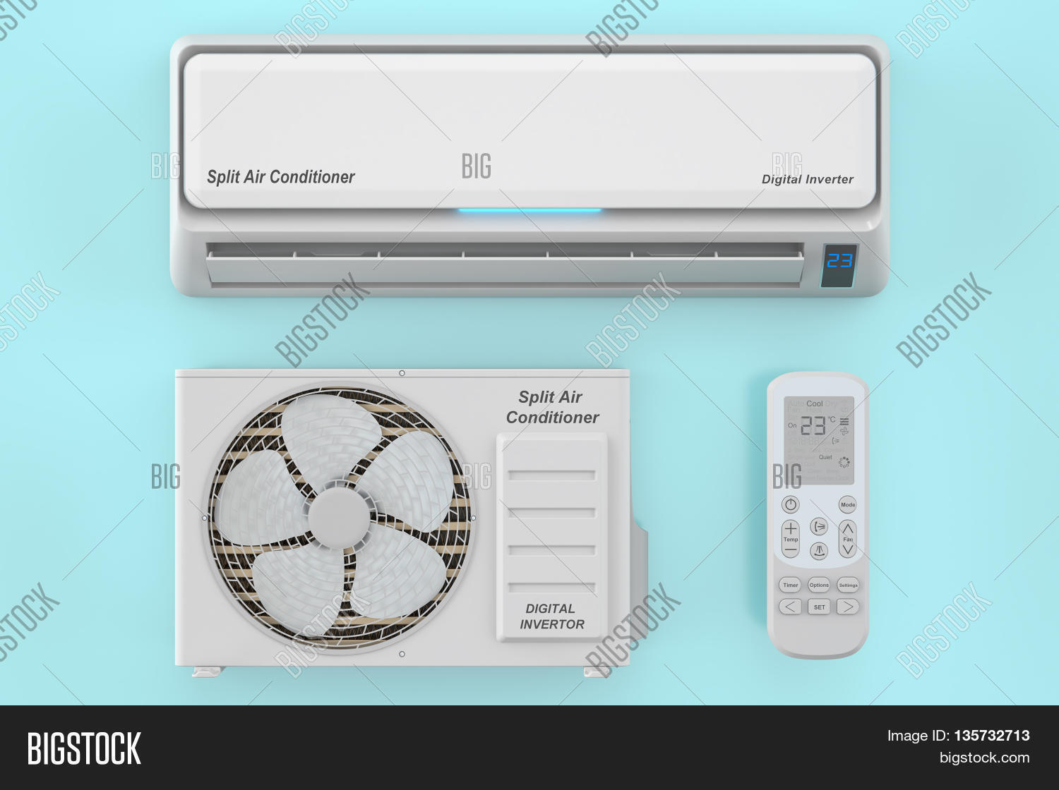 Modern Air Conditioner Image & Photo (Free Trial) | Bigstock