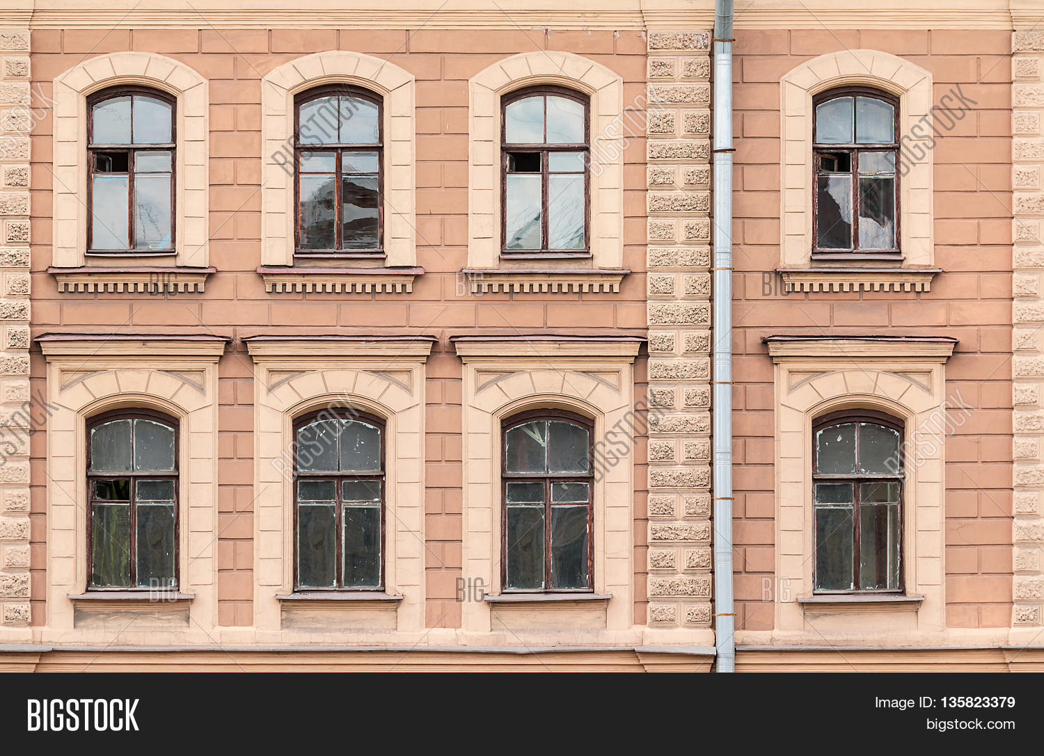 Several Windows Row On Image & Photo (Free Trial) | Bigstock