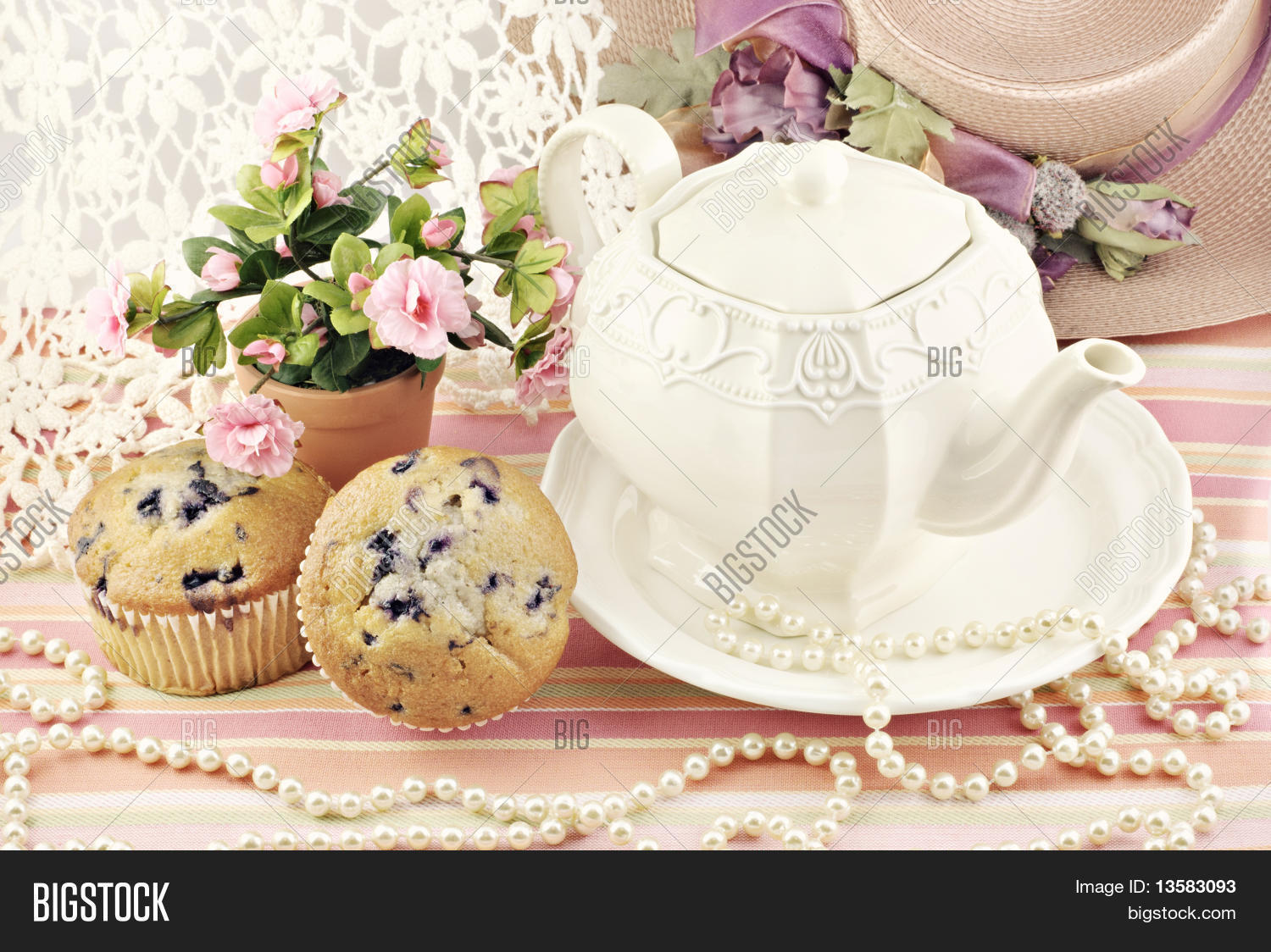 Ladies Tea Party Image & Photo (Free Trial) | Bigstock