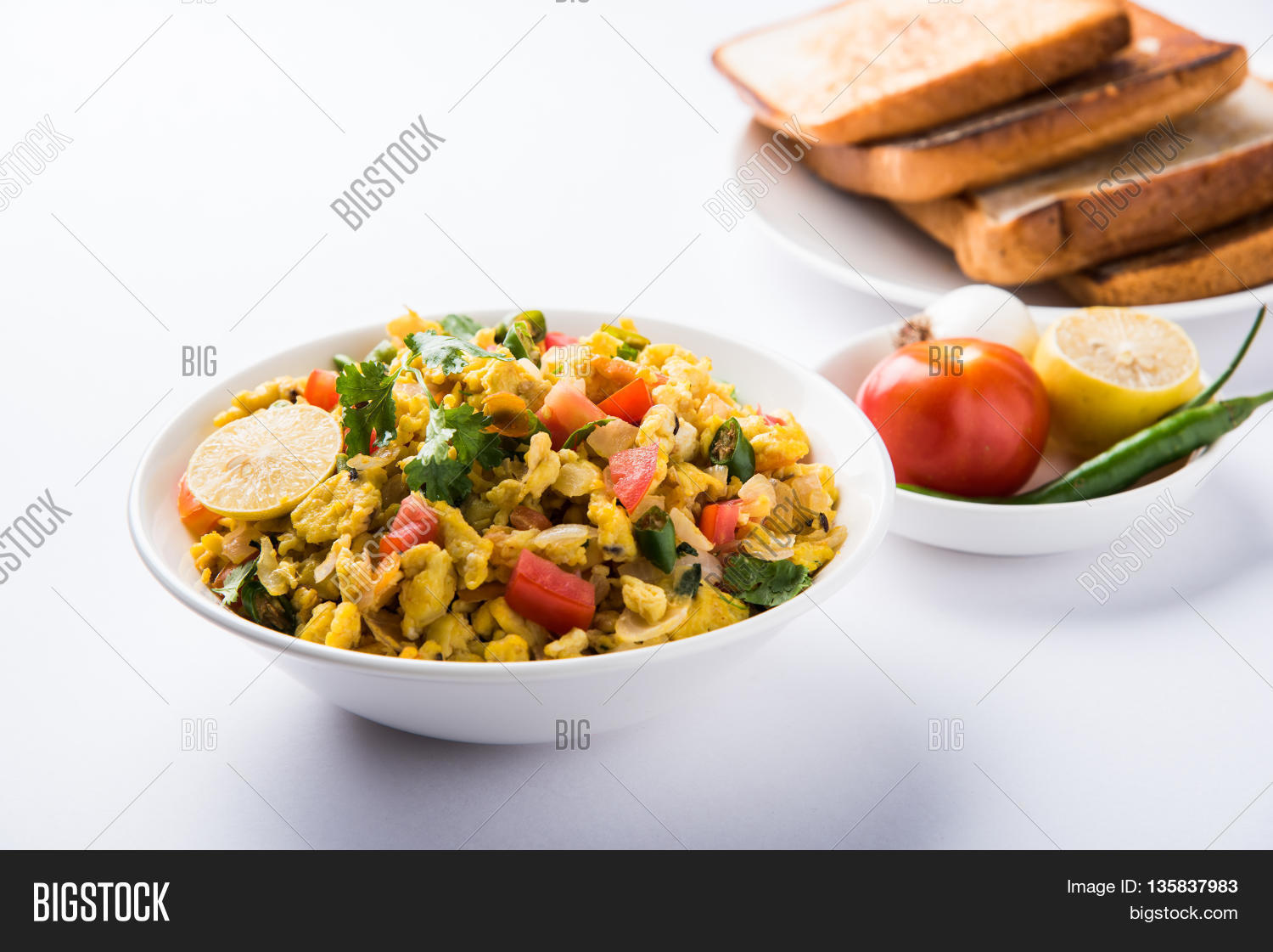 Masala Anda Bhurji Egg Image & Photo (Free Trial) | Bigstock