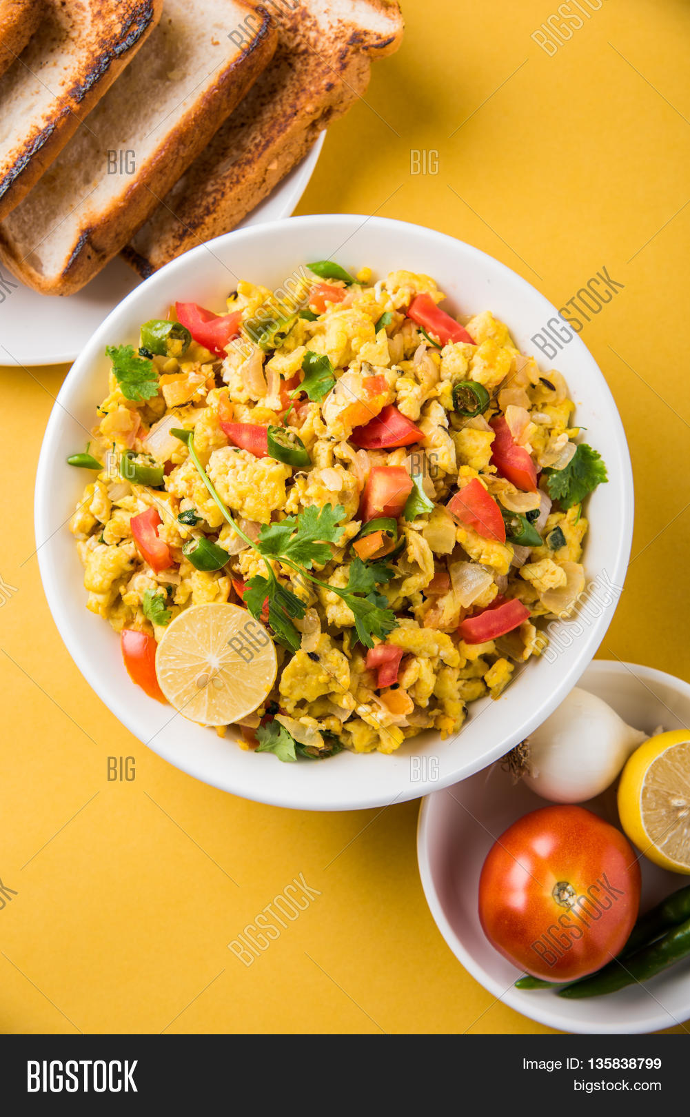 Masala Anda Bhurji Egg Image & Photo (Free Trial) | Bigstock