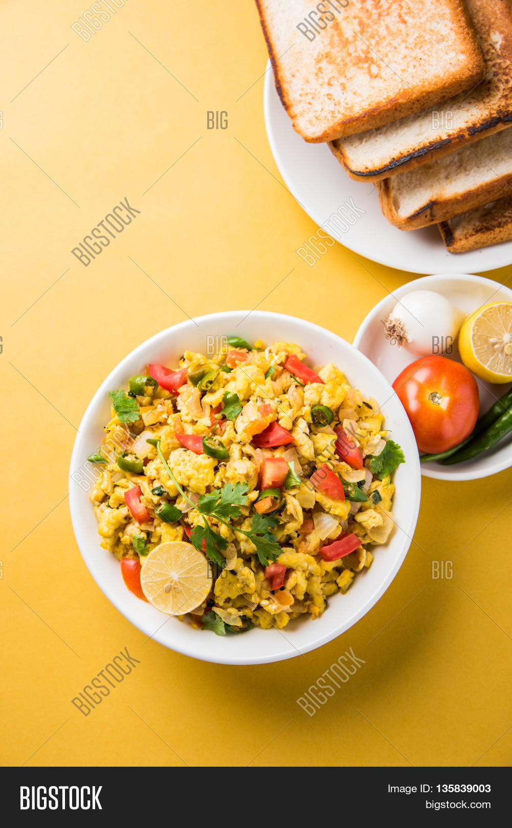 Masala Anda Bhurji Egg Image & Photo (Free Trial) | Bigstock