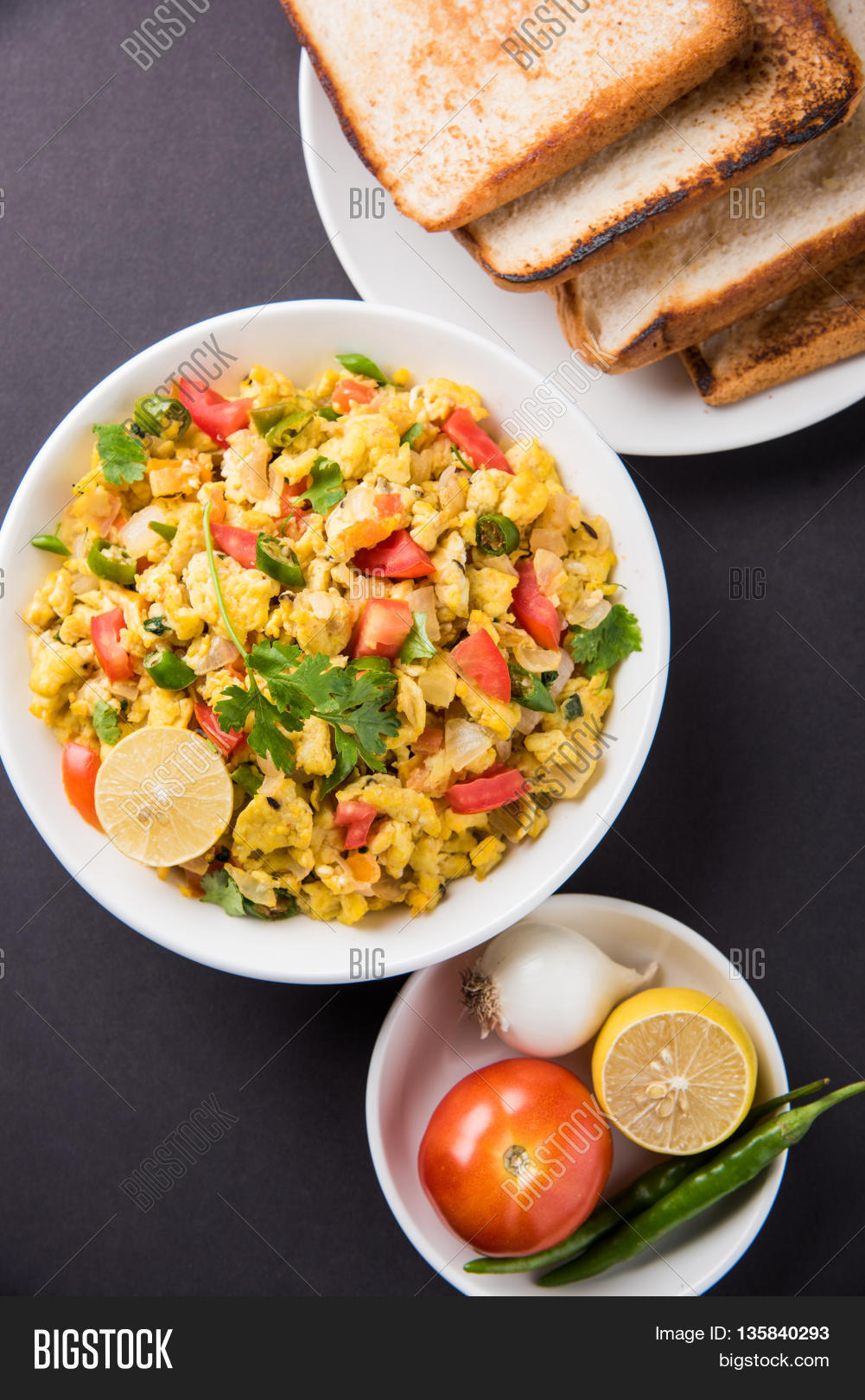 Masala Anda Bhurji Egg Image & Photo (Free Trial) | Bigstock