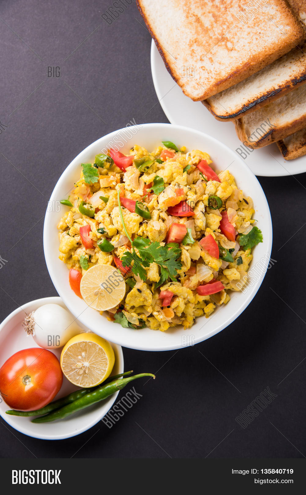 Masala Anda Bhurji Egg Image & Photo (Free Trial) | Bigstock