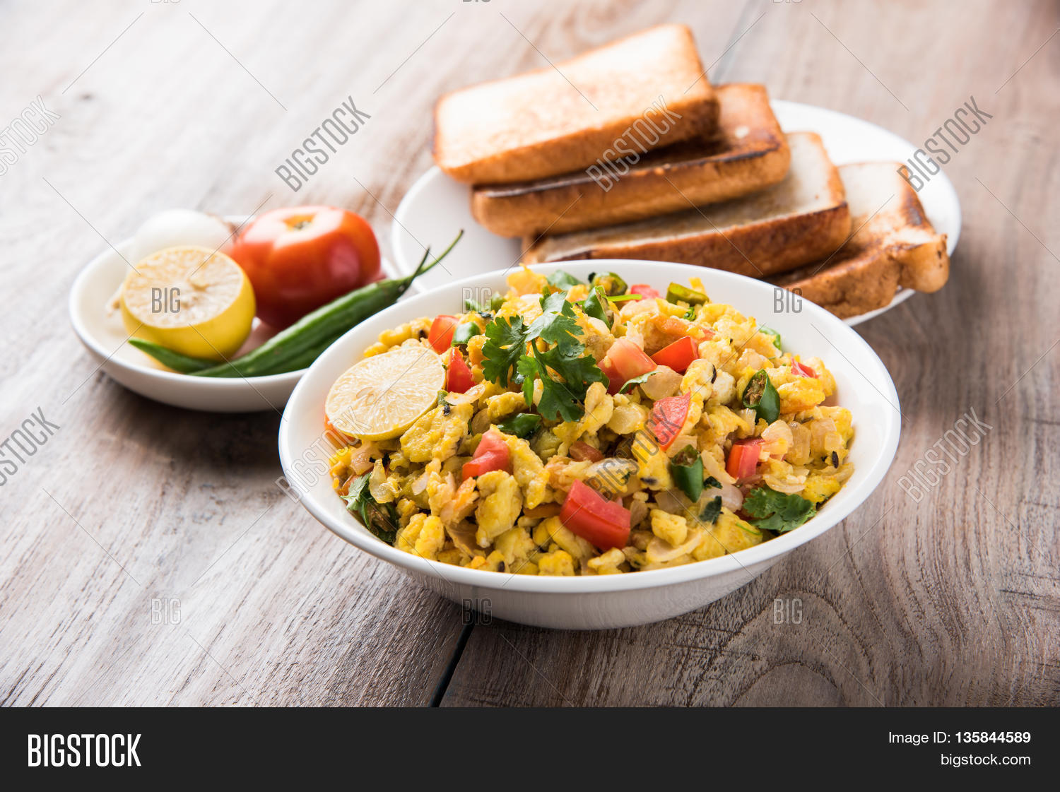 Masala Anda Bhurji Egg Image & Photo (Free Trial) | Bigstock