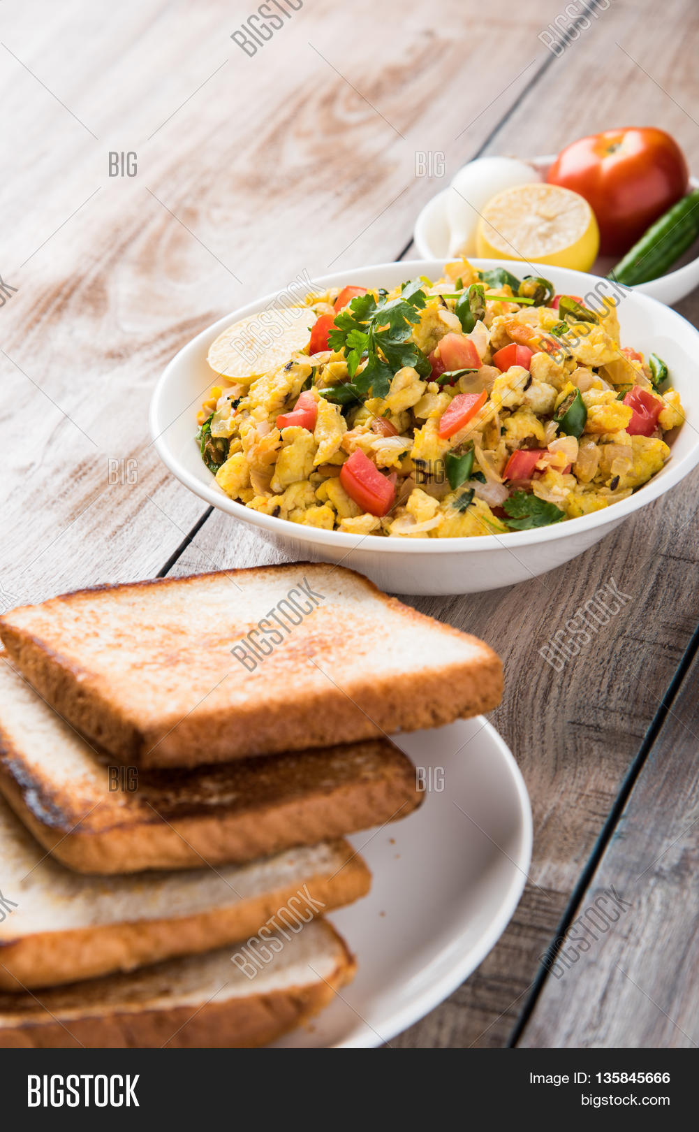 Masala Anda Bhurji Egg Image & Photo (Free Trial) | Bigstock