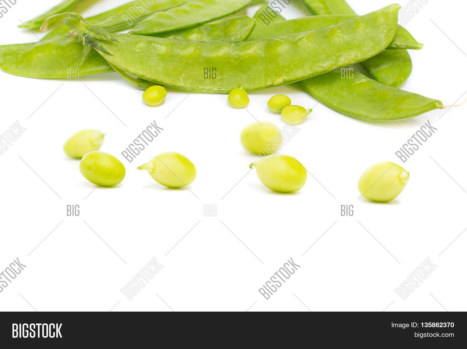 Fresh Green Peas, Image & Photo (Free Trial) | Bigstock