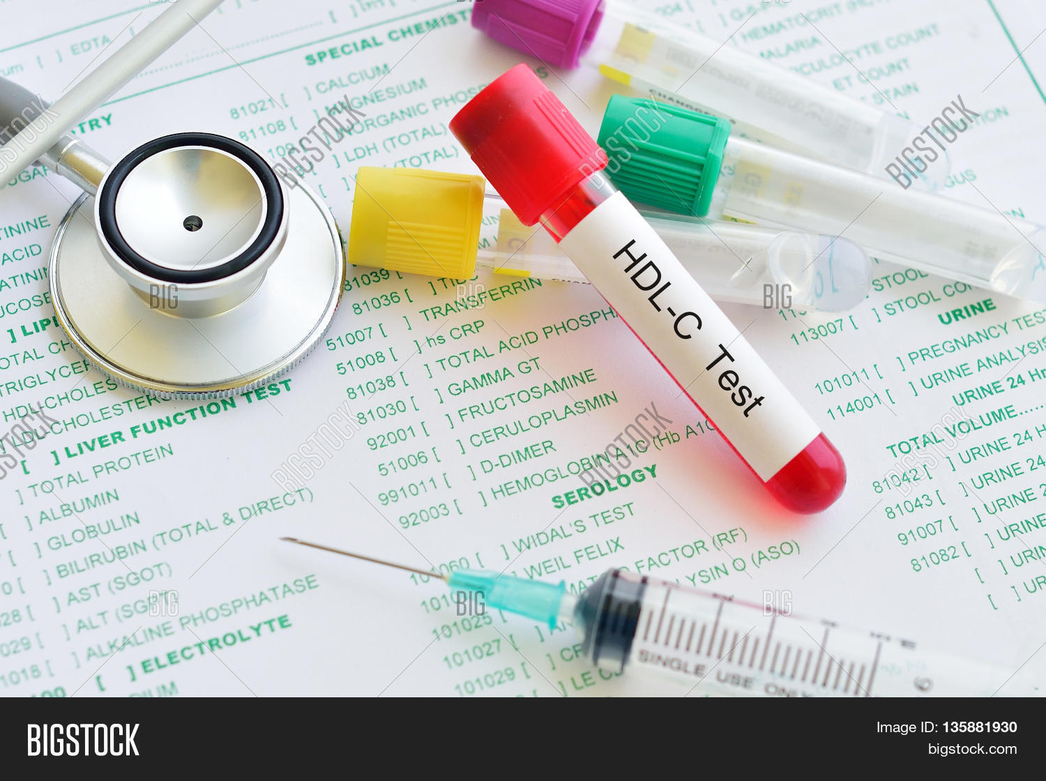 Blood Sample HDL (High Image & Photo (Free Trial) | Bigstock