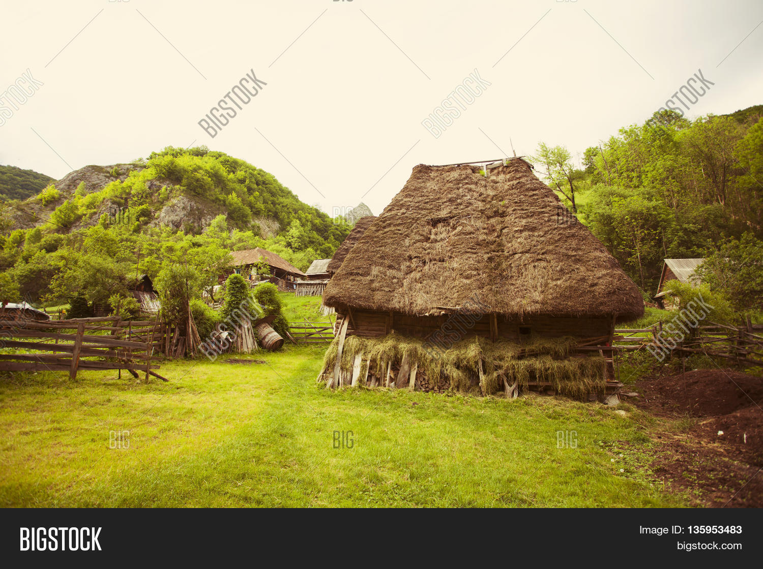 Old, Wooden Cottage Image & Photo (Free Trial) | Bigstock