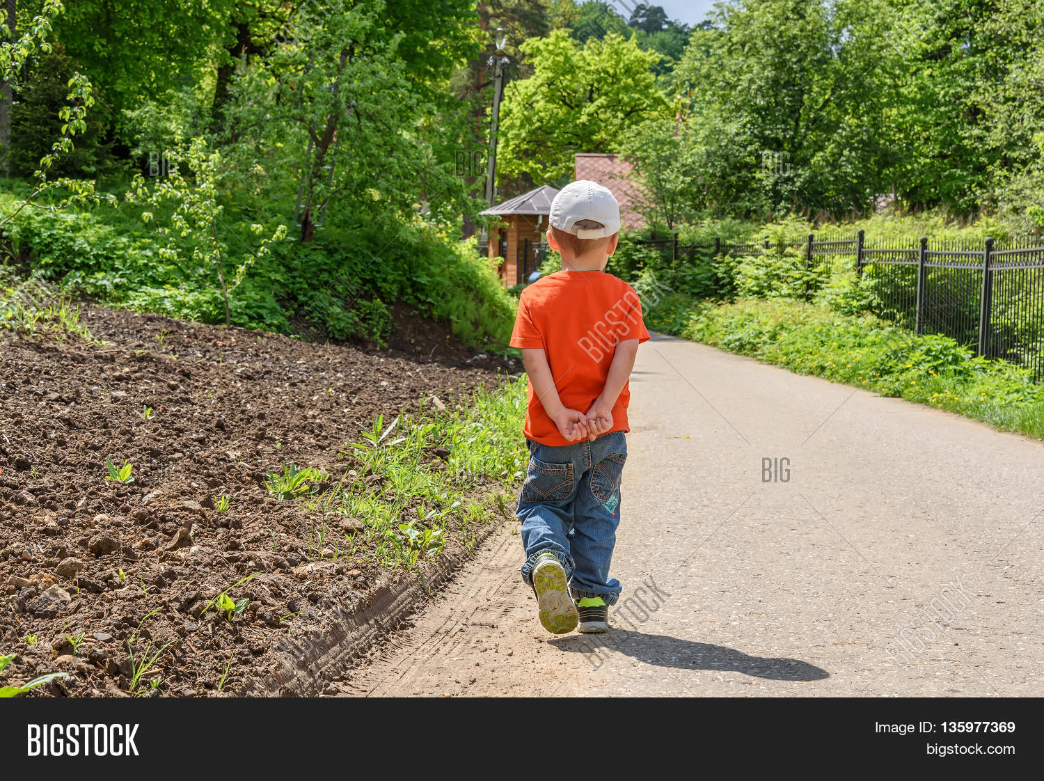 Little Boy Orange Image & Photo (Free Trial) | Bigstock