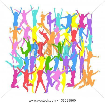 Hurray Team People Vector & Photo (Free Trial) | Bigstock