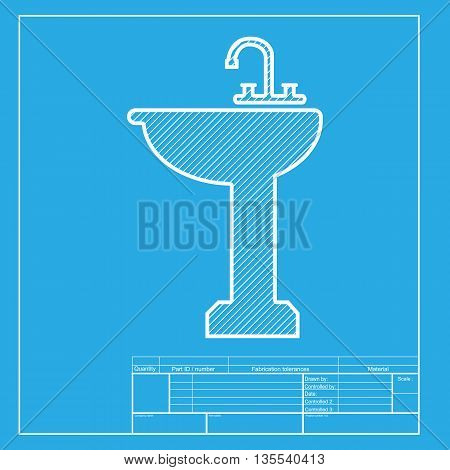 Bathroom Sink Sign. Vector & Photo (Free Trial) | Bigstock