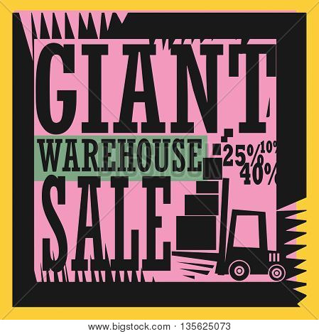 Giant Warehouse Sale Vector & Photo (Free Trial) | Bigstock