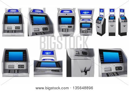 Set ATM Terminal Image & Photo (Free Trial) | Bigstock
