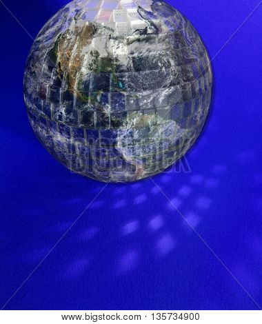 Earth Disco Ball... Image & Photo (Free Trial) | Bigstock