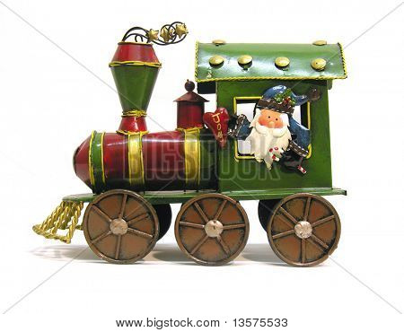 Photo Santa Toy Train Image & Photo (Free Trial) | Bigstock