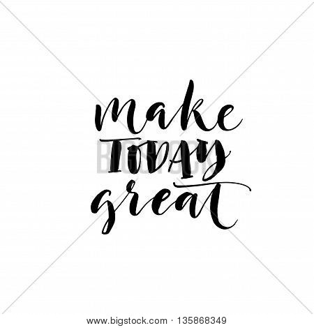 Make Today Great Card Vector & Photo (Free Trial) | Bigstock
