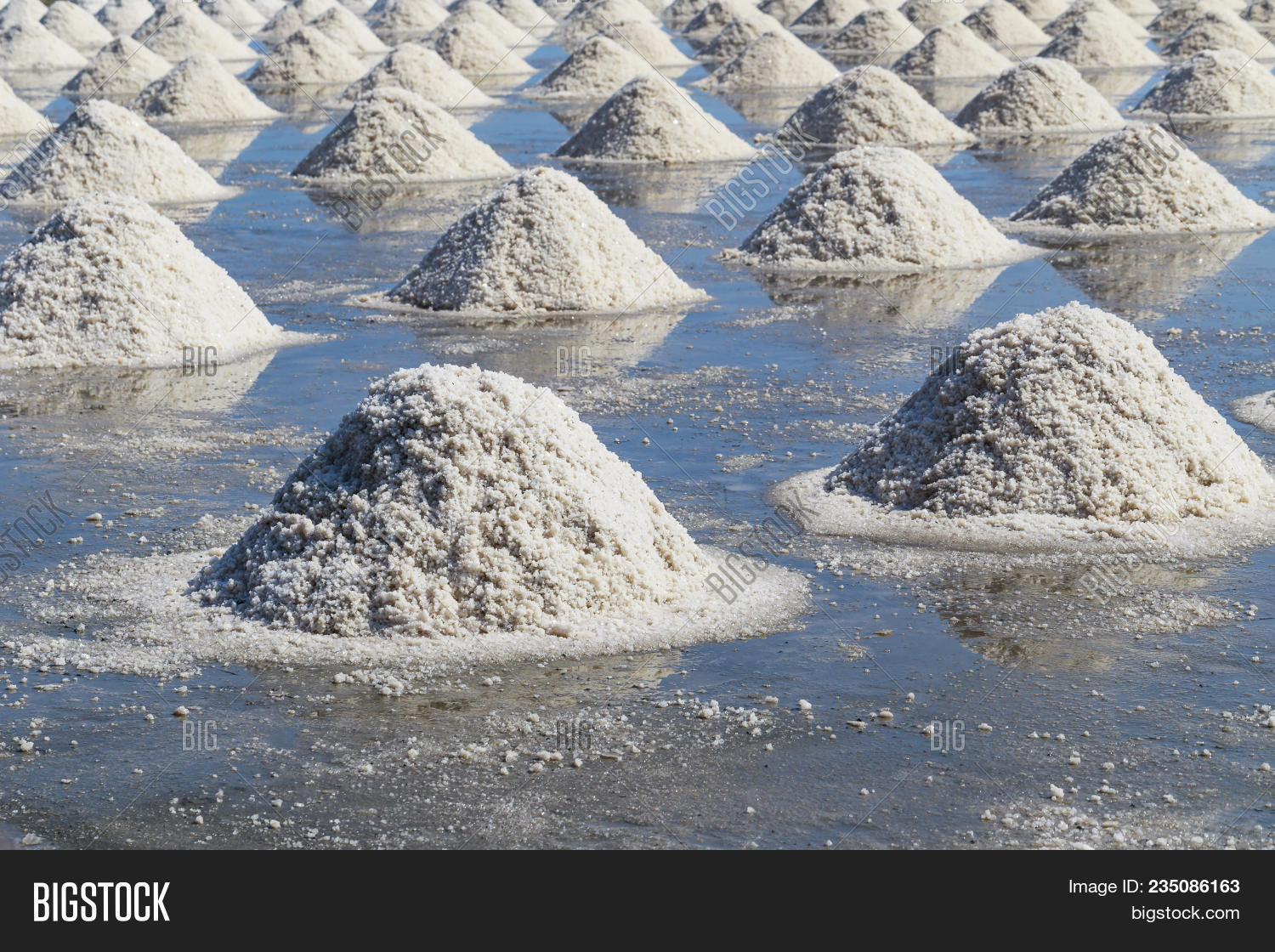 Raw Salt Pile Salt Sea Image & Photo (Free Trial) | Bigstock