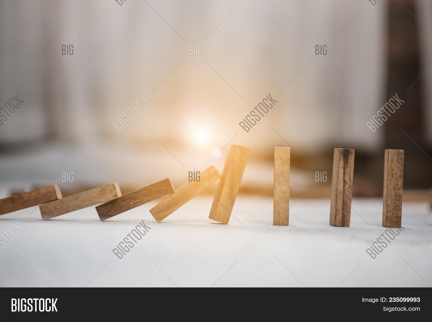 Domino Effect Made Image & Photo (Free Trial) | Bigstock