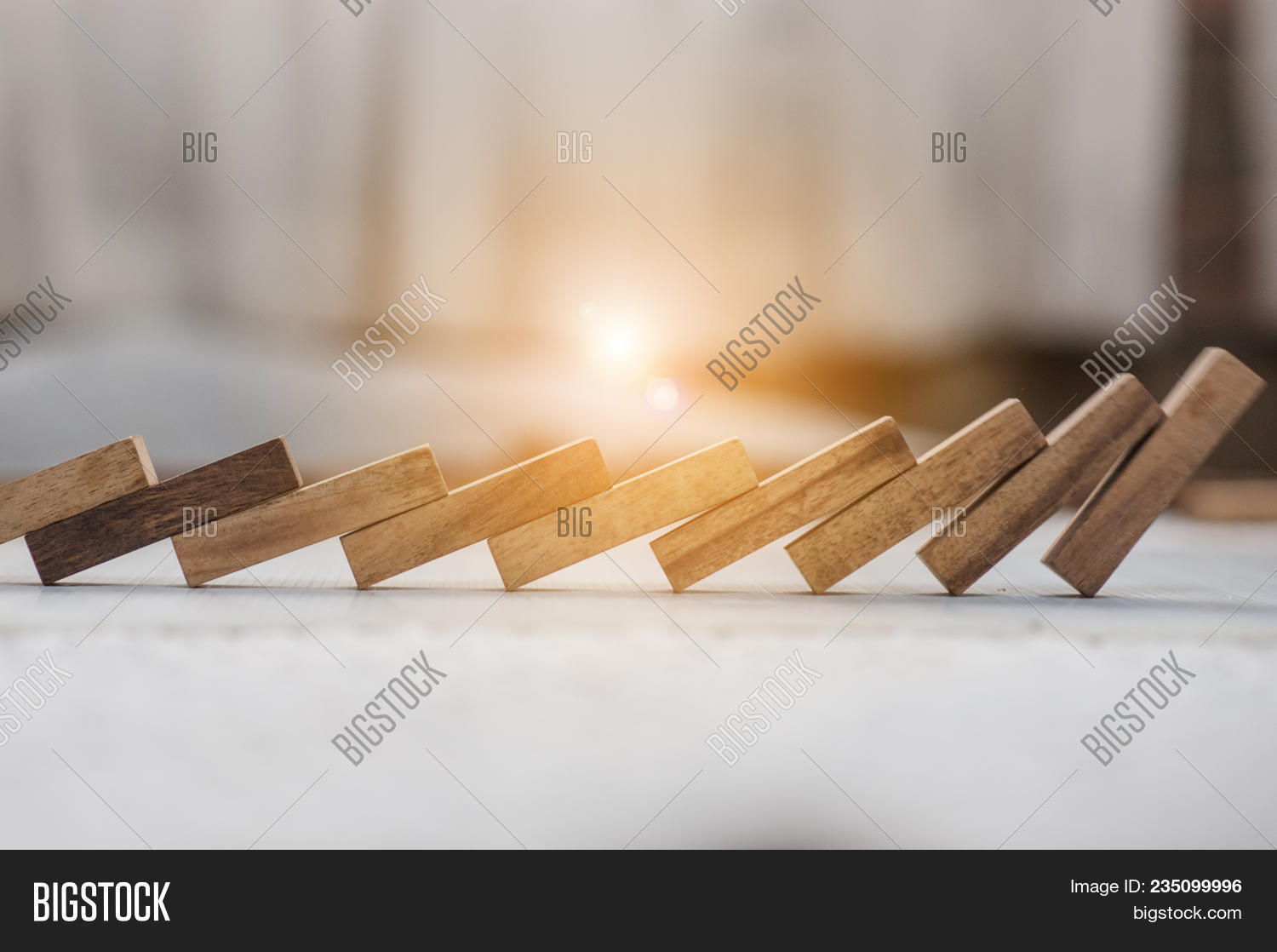 Domino Effect Made Image & Photo (Free Trial) | Bigstock