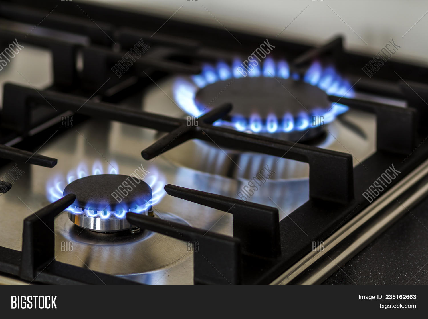 Natural Gas Burning On Image & Photo (Free Trial) | Bigstock