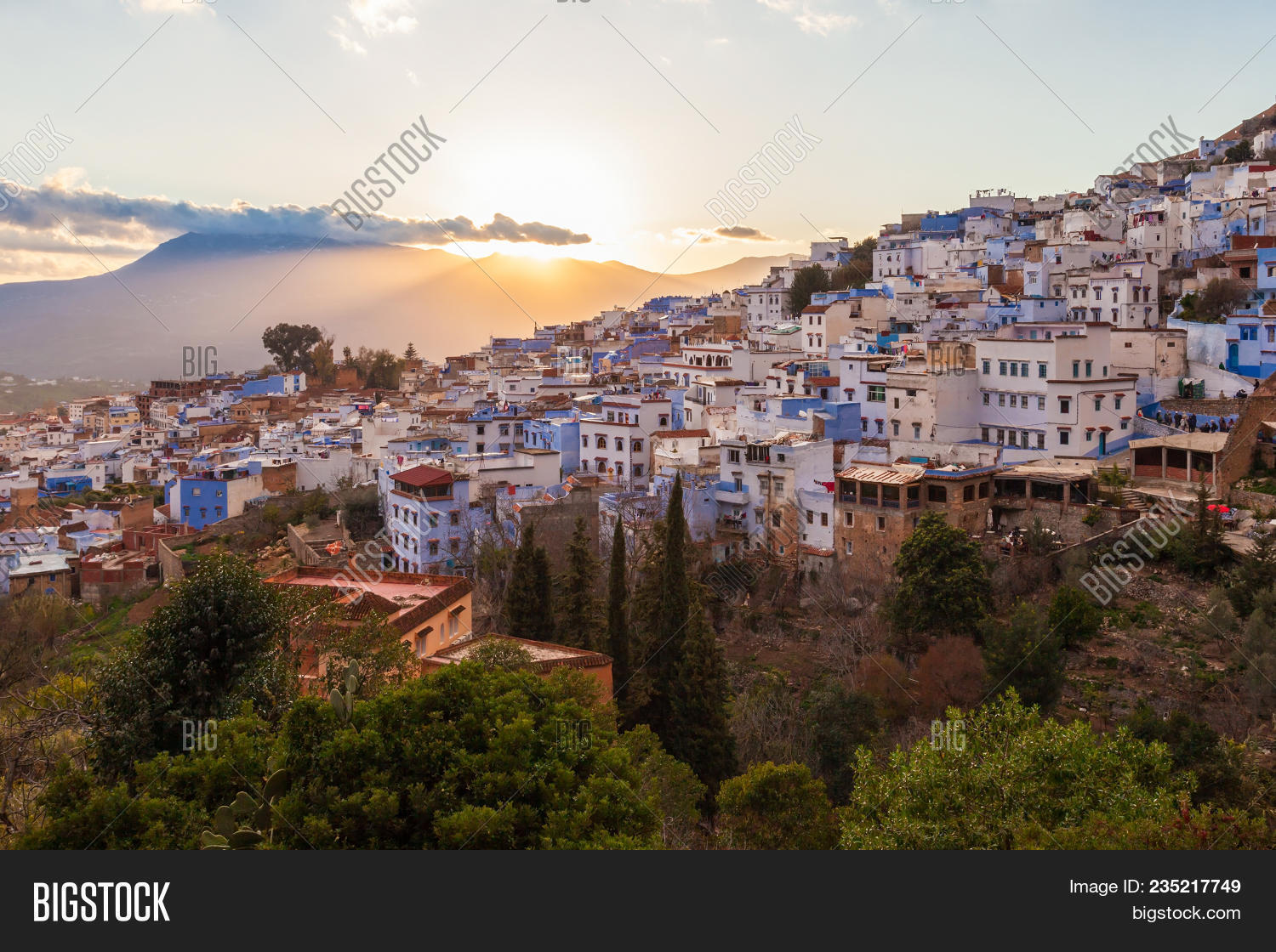 Chefchaouen Aerial Image & Photo (Free Trial) | Bigstock