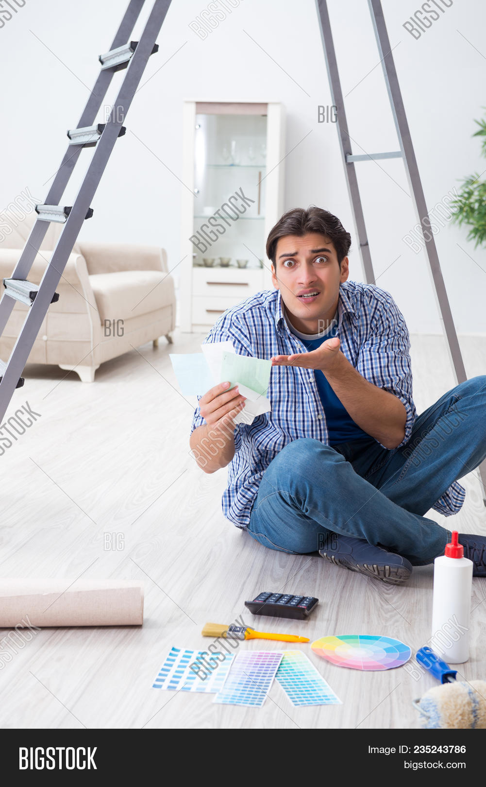 Young Man Overspending Image & Photo (Free Trial) | Bigstock