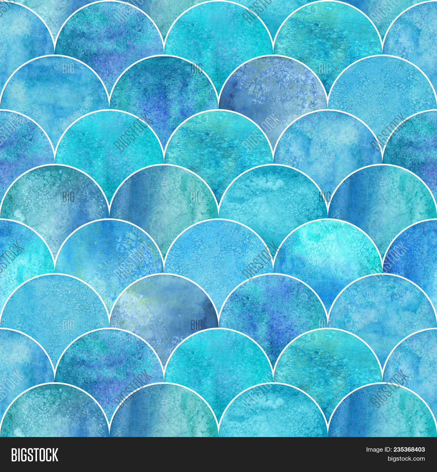 Fish Scale Ocean Wave Image & Photo (Free Trial) | Bigstock