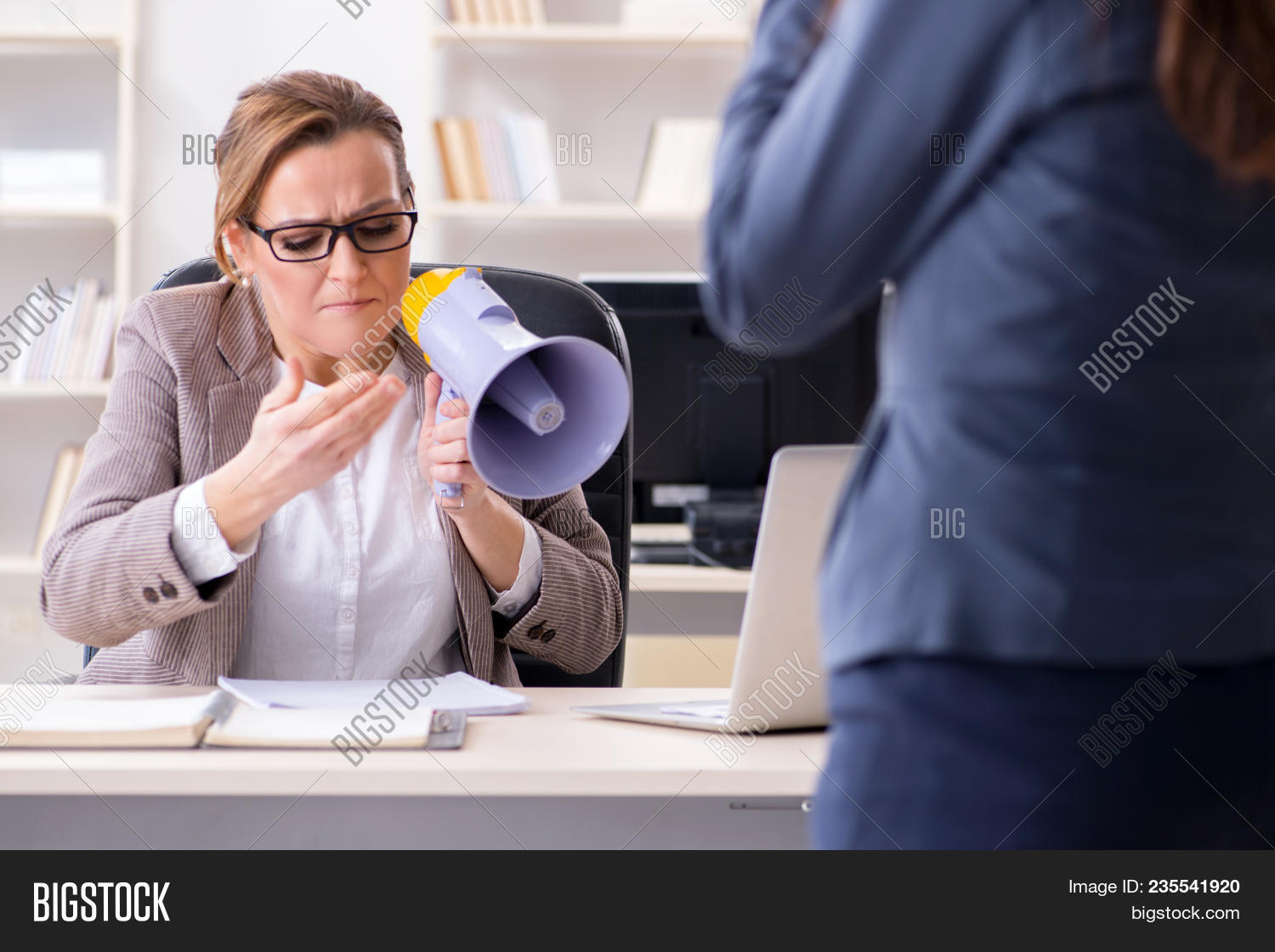 Angry Boss Dismissing Image & Photo (Free Trial) | Bigstock
