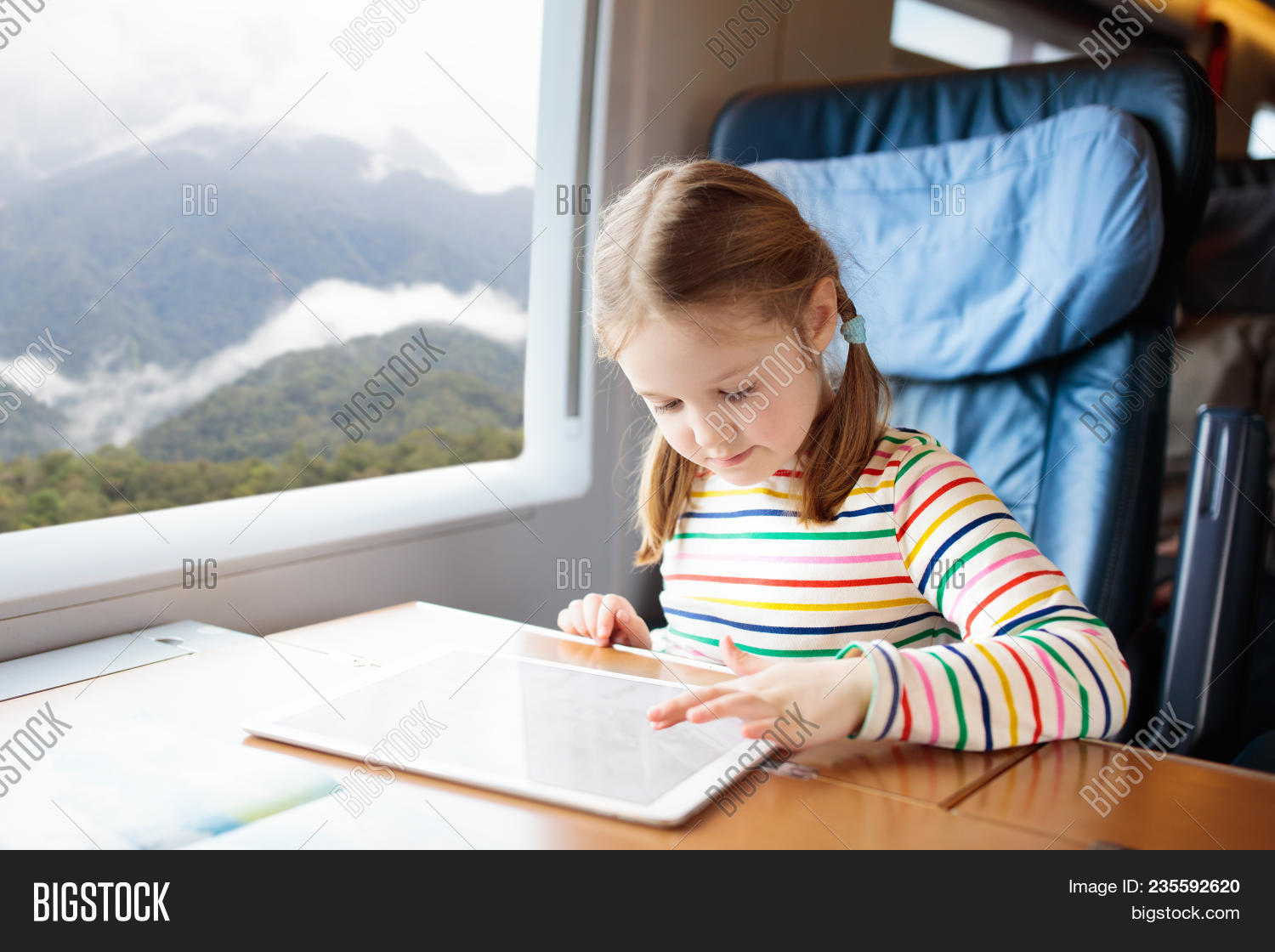 Kids Travel By Train. Image & Photo (Free Trial) | Bigstock