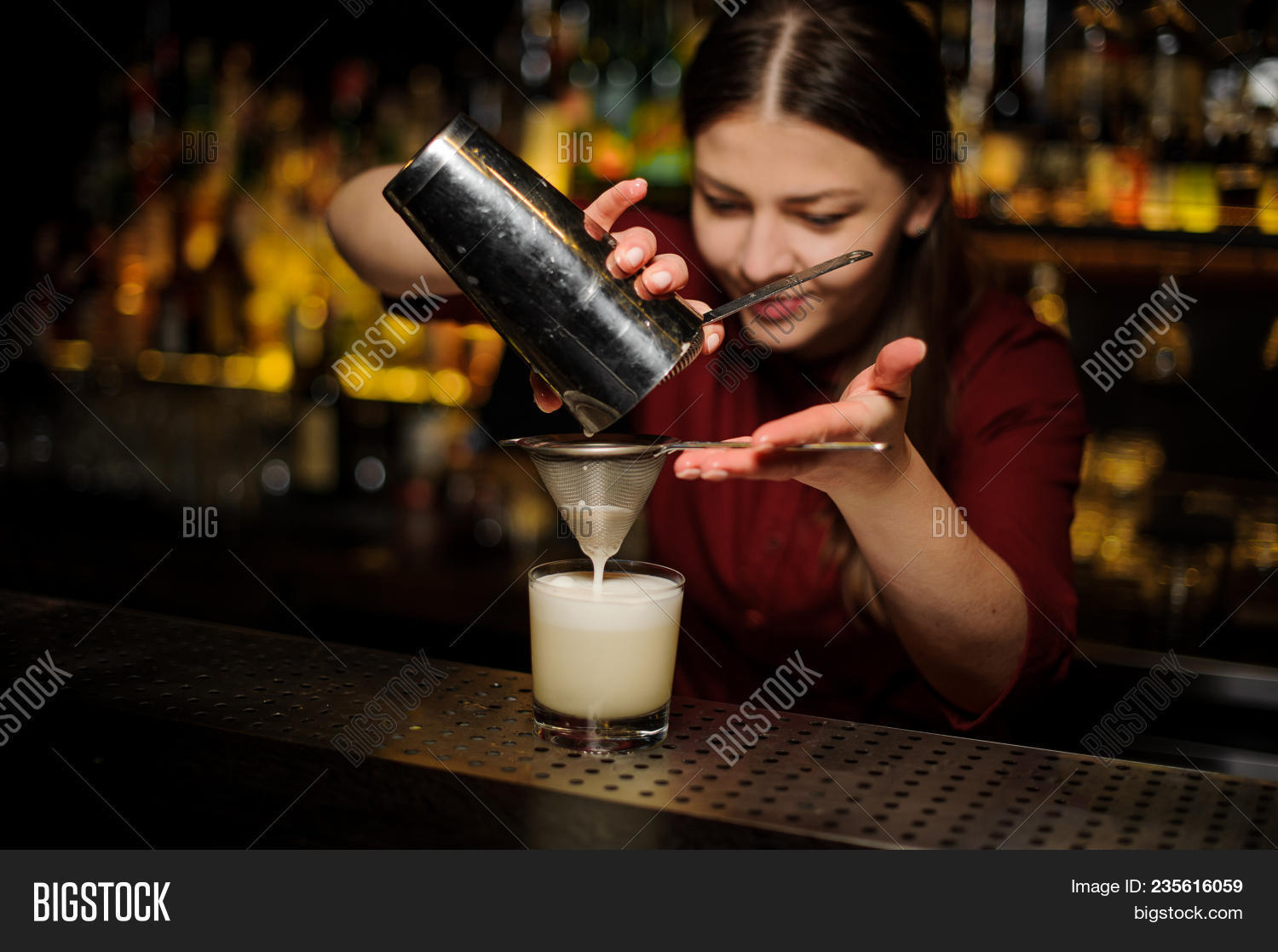 Female Bartender Image & Photo (Free Trial) | Bigstock