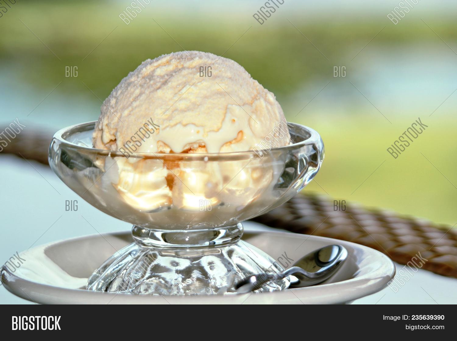 Vanilla Ice Cream In A Glass