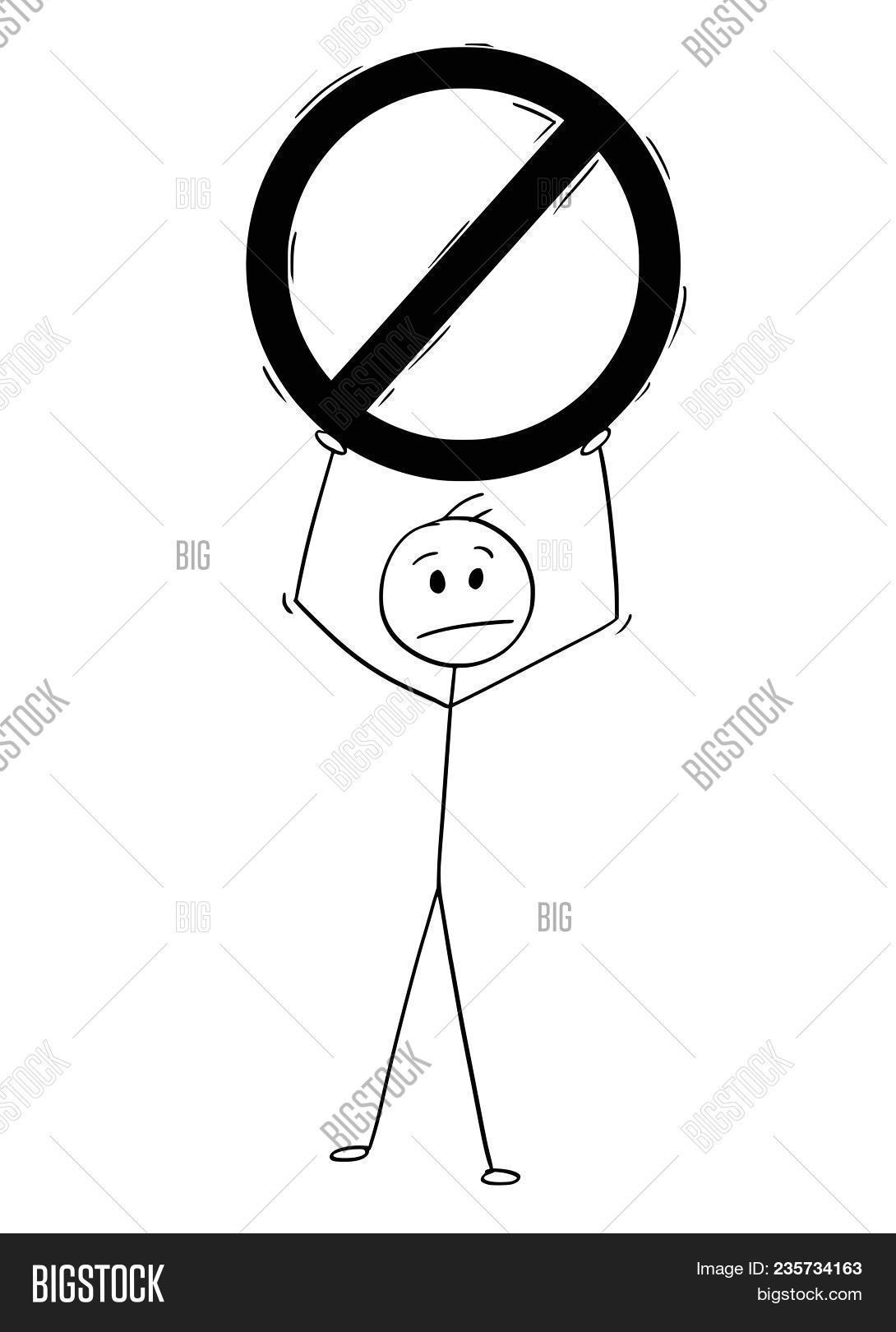Cartoon Stick Man Image & Photo (Free Trial) | Bigstock